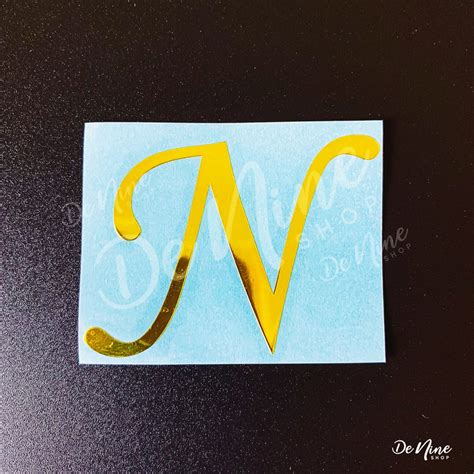 สติกเกอร์โลหะ สูง 2 5 5 ซม ตัวอักษรภาษาอังกฤษ ตัวใหญ่ A Z สติกเกอร์ตัวอักษร ตัวพิมพ์ใหญ่