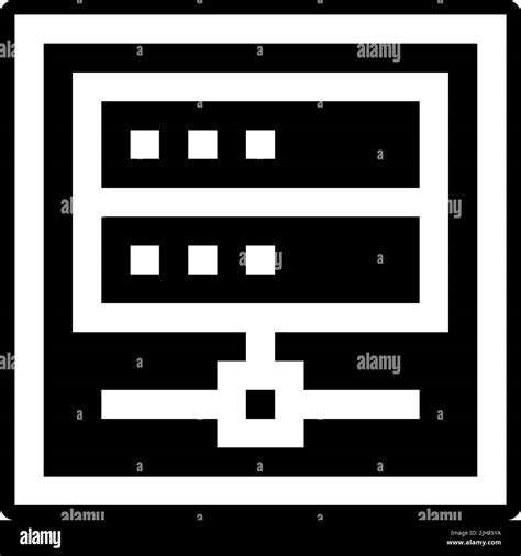 hacker server icon stock vector image and art alamy