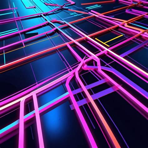 futuristic data stream background generative ai premium ai generated image