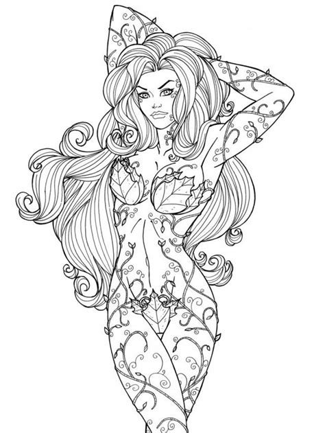 Sexy Pin Up Girl Coloring Pages Adult Sketch Coloring Page