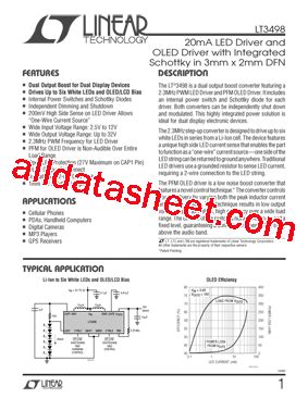 Lt3591 Datasheetpdf Linear Technology