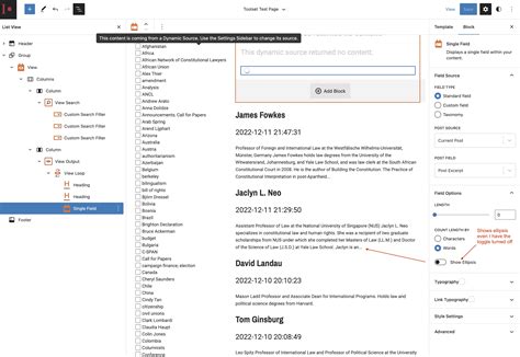 Show Ellipsis Toggle Switch Has No Effect Toolset