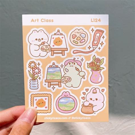 Art Class Sticker Sheet Artofit