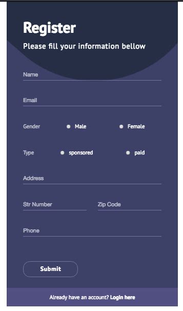 30 Best Css Registration Form Templates 2024 Begindot