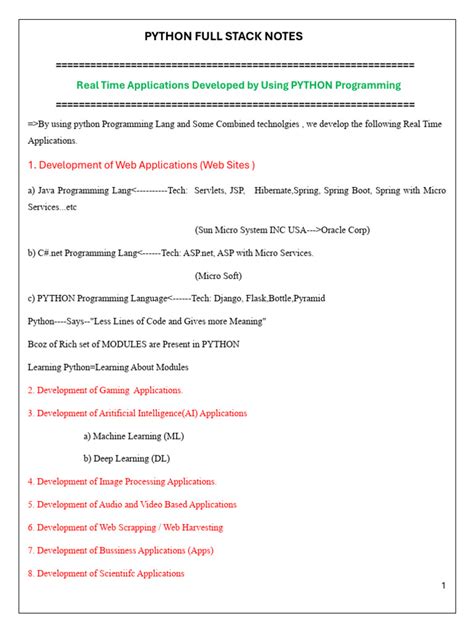 Python Notes Download Free Pdf Variable Computer Science Programming Language