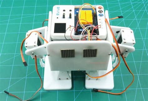 Make Smartphone Controlled Humanoid Bipedal Robot Using Evive Arduino