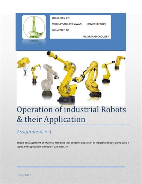 Dh Parameters Robotics Pptx