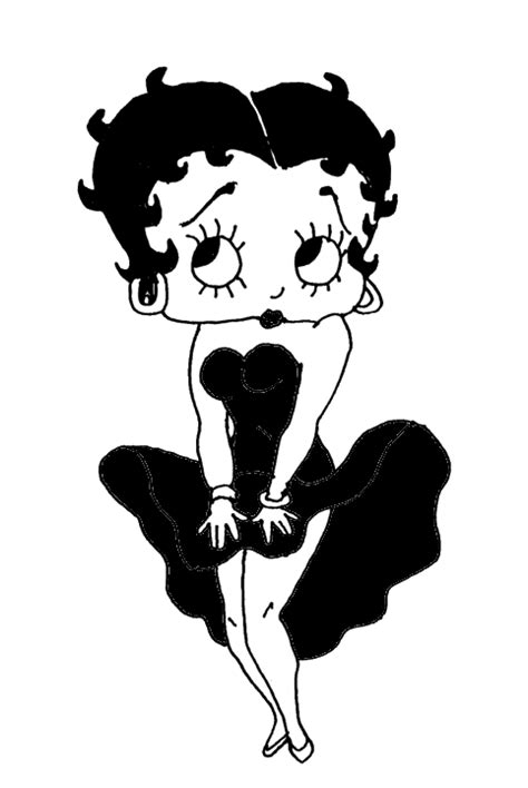 Betty Boop Drawing Black And White By Mansouralawadhi1 On Deviantart
