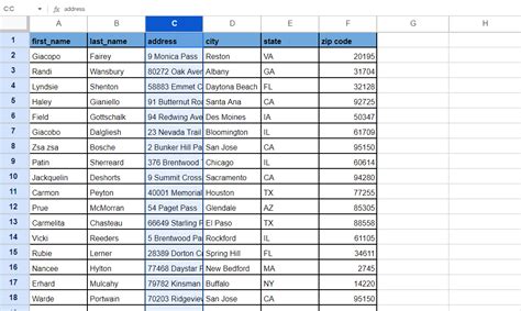 Google Sheets Columns Tutorials For