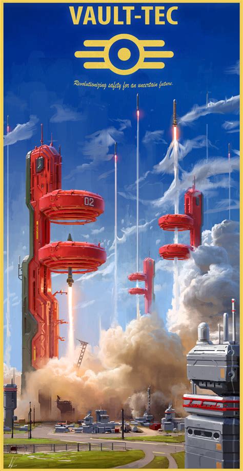 Vault Tec Poster And Where Will You Be When The Bombs Drop Fallout
