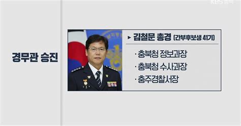 간추린 단신 김철문 충주서장 등 충북 연고 3명 경무관 승진 외