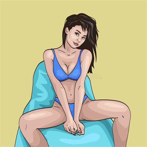 Sexy Girl Sitting Chair Stock Illustrations 183 Sexy Girl Sitting