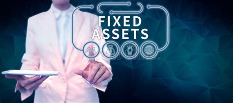 Text Showing Inspiration Fixed Assets Business Approach Long Term Tangible Piece Of Property Or