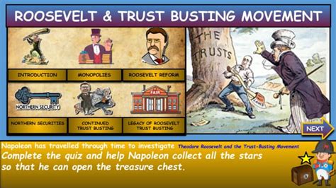 Trust Busting Movement Monopolies And Theodore Roosevelt Powerpoint L51