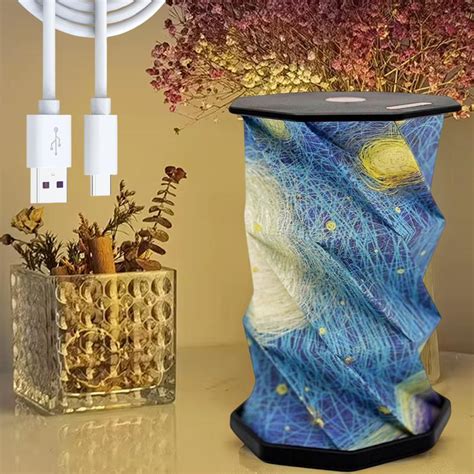 Настільний світильник нічник 700ма Usb Rotating Lamp світлодіодний нічник складаний