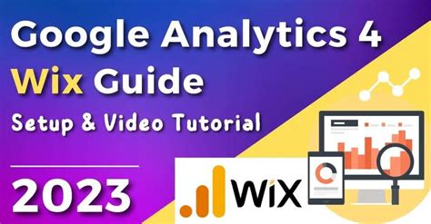 Install Google Analytics 4 On Wix In 2023 Setup Video Tutorial