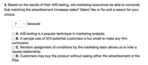 Solved Vb Testing The Peaches Skin Care Company Is