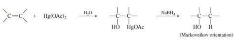 Oxymercuration Demercuration Of Alkenes Read Chemistry