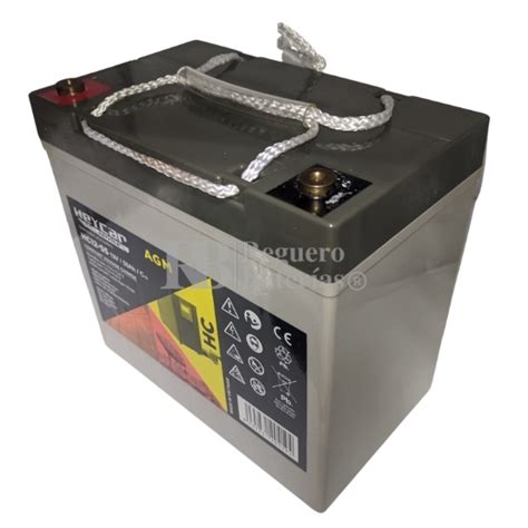 Kit 2 Baterías 12v 55ah Agm Hc12 55 Baterias Para Todo Reguero Baterias