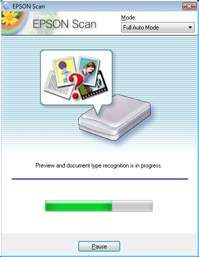 Scanning In Full Auto Mode