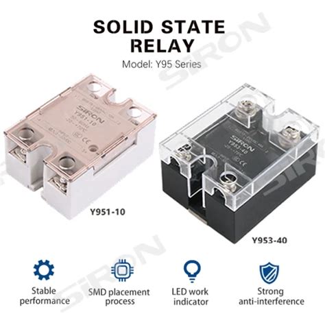 Siron Y950 Industrial Control Field Bolt Mounting Horizontal Single Phase AC DC Solid State