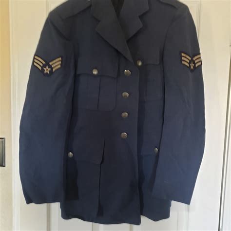 Old Air Force Blues Usaf Air Force Jrotc Civil Air Patrol Enlisted Blue