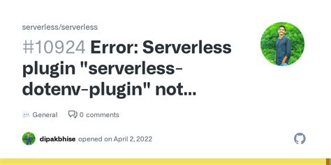 error serverless plugin serverless dotenv plugin not found make