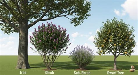 The Difference Between Trees And Shrubs Seeds And Plants