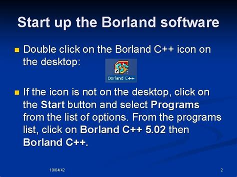How To Use The Borland C Compiler Version