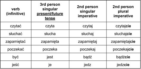 the complete guide to polish imperative verbs