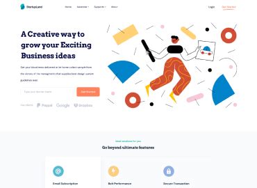 Superprops React Next Gatsby Landing Page Templates