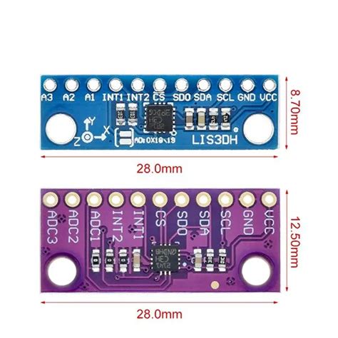 LIS DSH LIS DH Triaxial Accelerometer Module Xpart Electronic