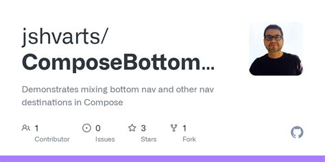 Github Jshvartscomposebottomnav Demonstrates Mixing Bottom Nav And
