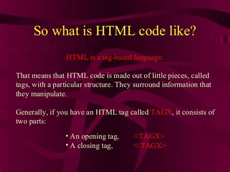 Basics Of Html