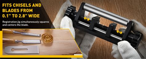 Honing Guide For Chisels And Planes With Extend Roller Wheel Angle