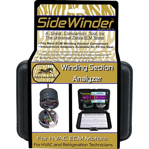 Zebra Sw 5 Sidewinder Ecm Motor Analyzer Best Pool Equipment