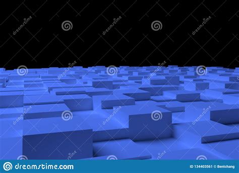 Background Abstract Shape Composition Geometric Structure Block Or Cube For Design Graphic