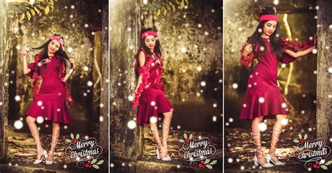 Nipuni Samarakkodi Merry Christmas Lk Model Zone Sri Lankan No01