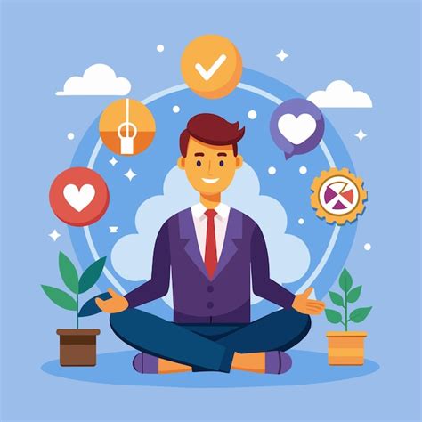 Flat Style Vector Illustration Of A Mediator Premium Ai Generated Vector