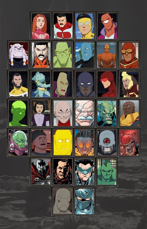 Invincible Fighting Game Character Select Screen Fanmade R Invincible