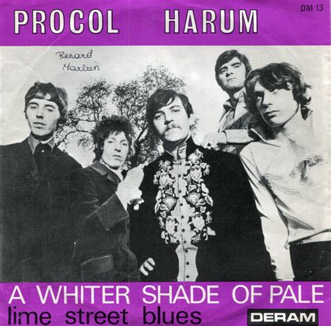 Procol Harum A Whiter Shade Of Pale Vinyl 7 45 Rpm Single