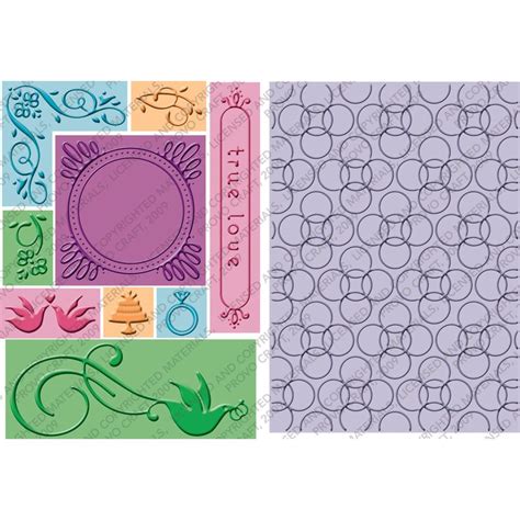 Provo Craft Cuttlebug Embossing Plates True Love Shopee Philippines