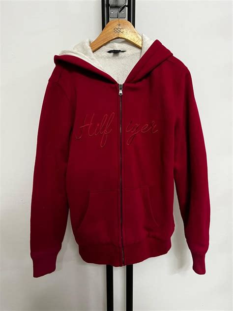 정품 타미힐피거 여성 후리스안감 후드집업 M 헬로마켓