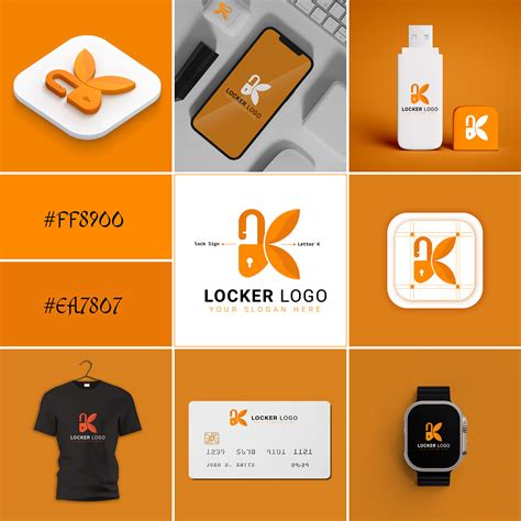 K Locker Modern Letter Logo Branding Logo Logos Behance
