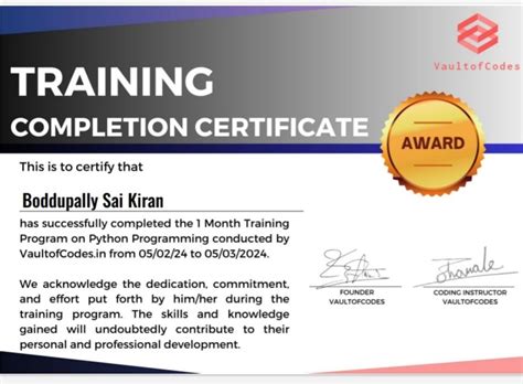 python programming continuouslearning vaultofcodes sai kiran