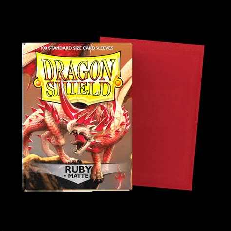 Dragon Shield Standard Sleeves Ruby Matte Kanoncon