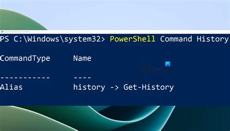 How To See Powershell Command History On Windows 1110