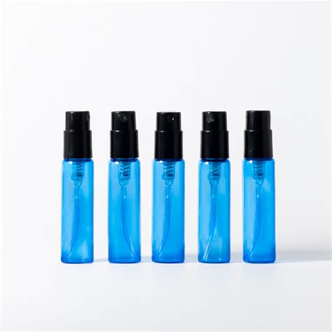 Fist Mens Cologne Blue Body Bottle Glass Cologne Small Bottles 2ml Man