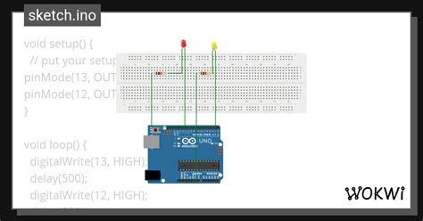 Wokwi Online ESP STM Arduino Simulator