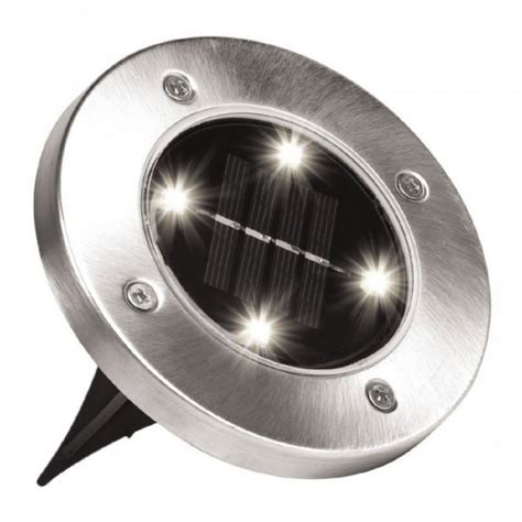 Солнечные уличные светильники для дома и сада Solar Disk Lights набор ...